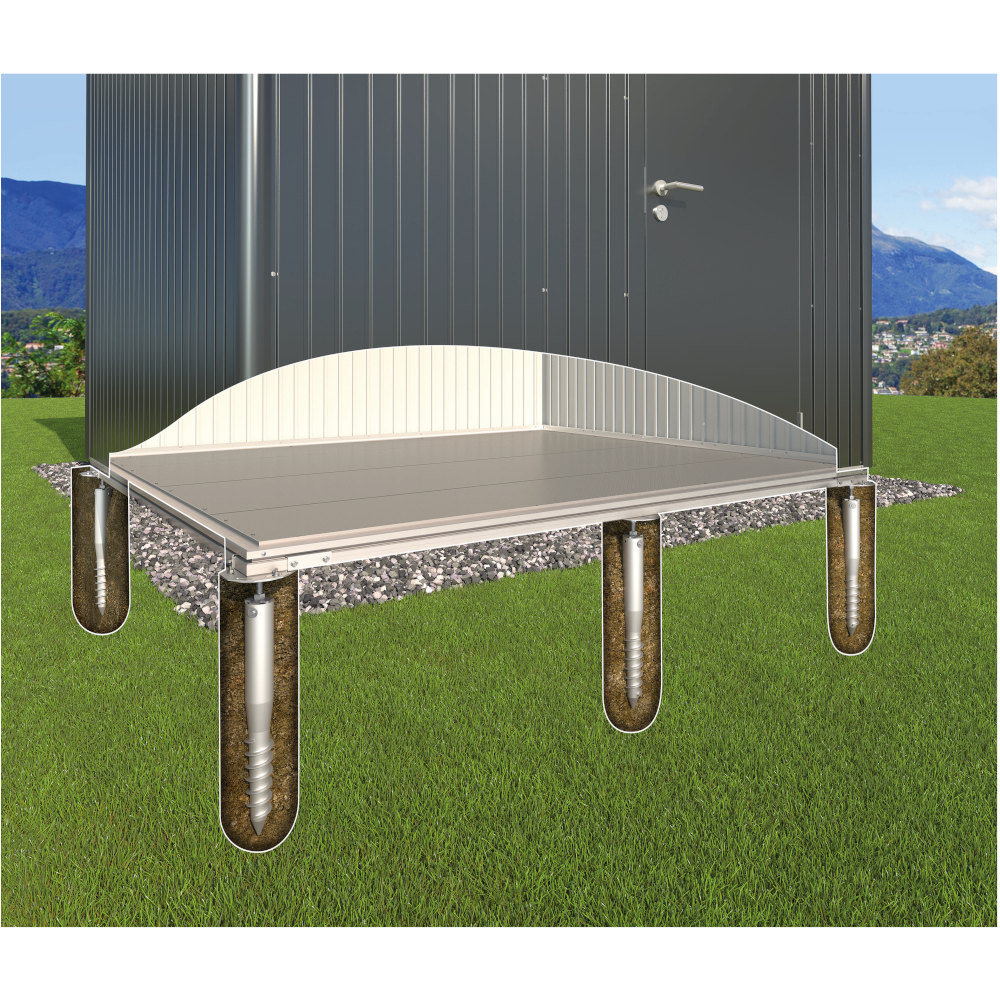 SmartBasePlus Erdschrauben-Fundament für Neo 1A von Biohort | kaufen ...